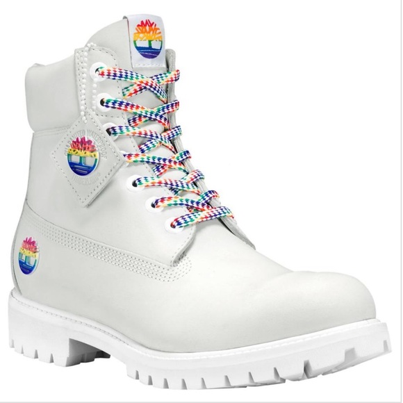 Timberland | Shoes | Timberland Mens Limited Release White Rainbow ...